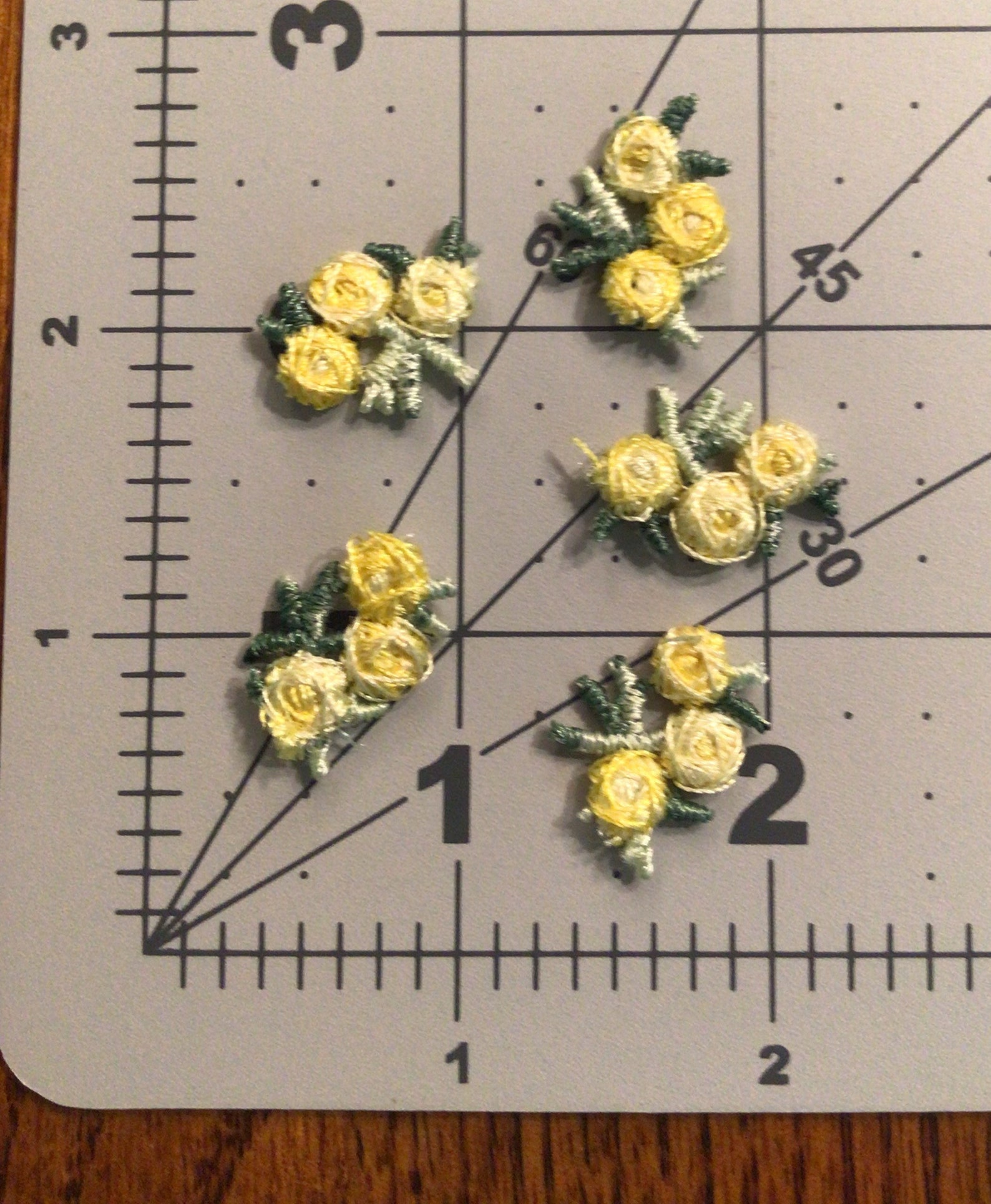 Embroidered Flower Bundle - Etsy