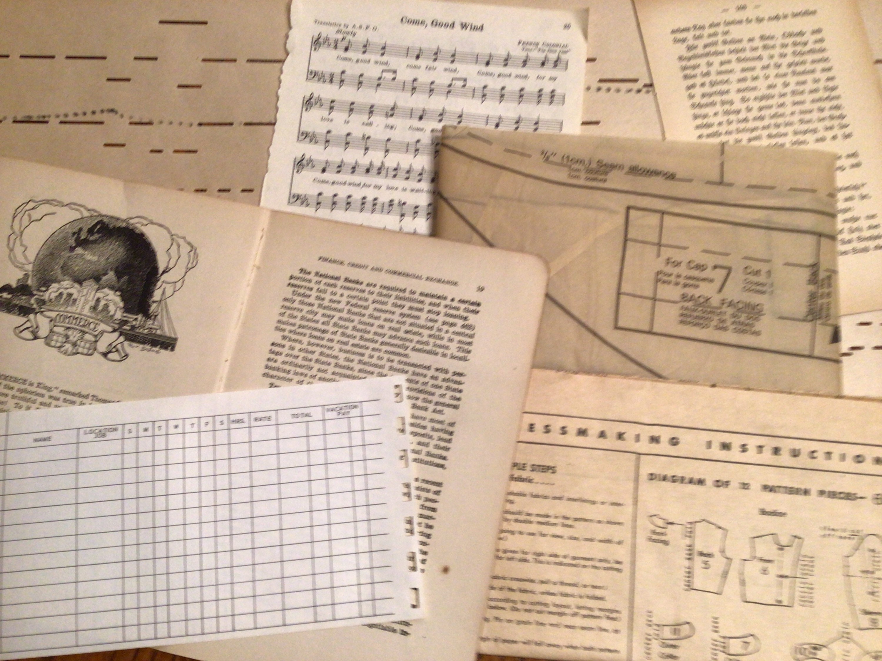 Vintage & Antique Neutral Paper Collage Bundle - Etsy
