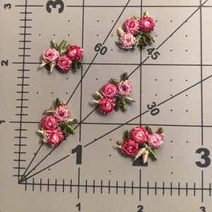 Embroidered Flower Bundle - Etsy