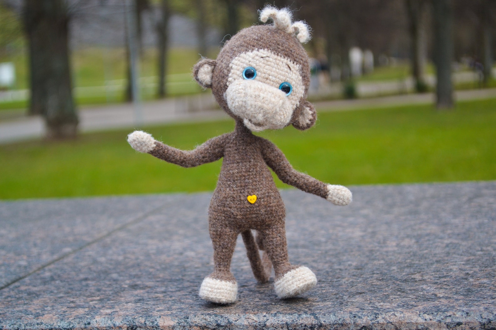 Crochet Pattern: Little Monkey Toy PDF, Language - English, Deutsch ...
