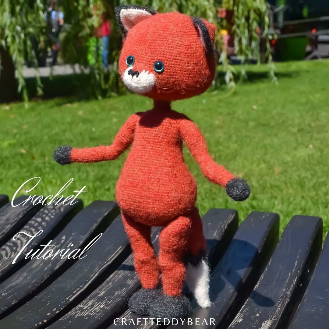 Crochet Pattern: Zorro the Fox Toy PDF Language - English - Etsy