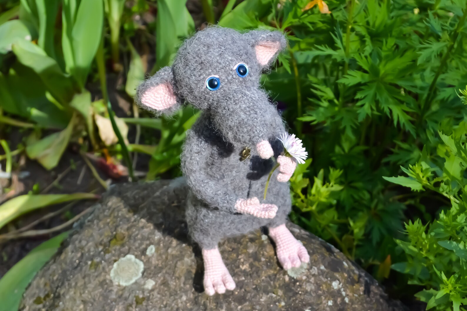 Crochet Pattern: Macaroni the Rat Toy PDF Language English - Etsy