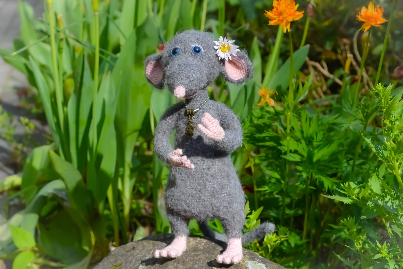 Crochet Pattern: Macaroni the Rat Toy PDF Language English | Etsy