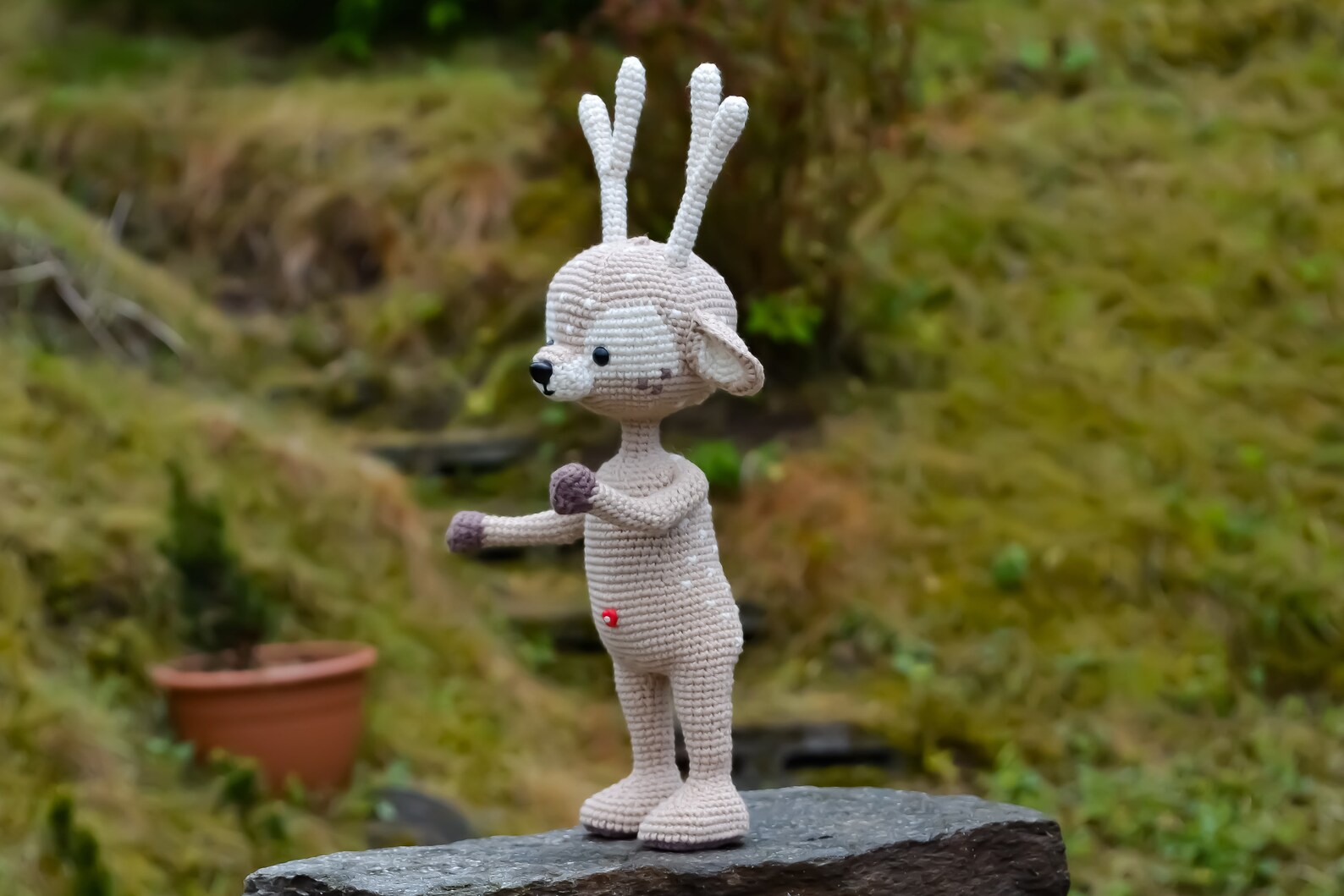 Crochet Pattern: Bambi the Reindeer Toy PDF Language English - Etsy