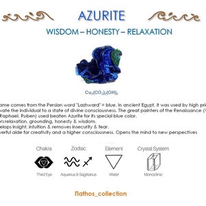 Pure Azurite Gemstone Bracelets, Rare Azurite Jewelry, October ...