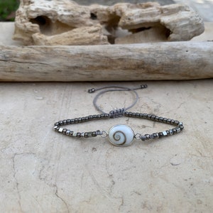 Shiva Eye Shell Bracelet, 925 Silver, Authentic Sea Shell, Santa Lucia ...