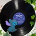 Painted Vinyl Record Stitch Cartoon Character Design - Etsy UK