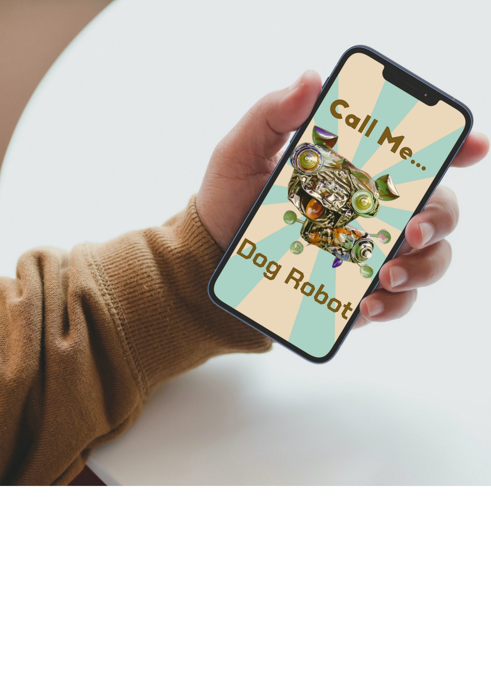 BUY 1 GET 1 FREE! Call Me Dog Robot - Set#1, Cute Photo With Funny ...