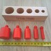 Wooden Knobbed Cylinder Puzzle - Etsy