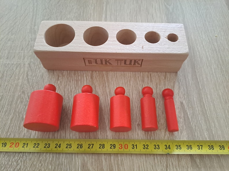 Wooden Knobbed Cylinder Puzzle - Etsy