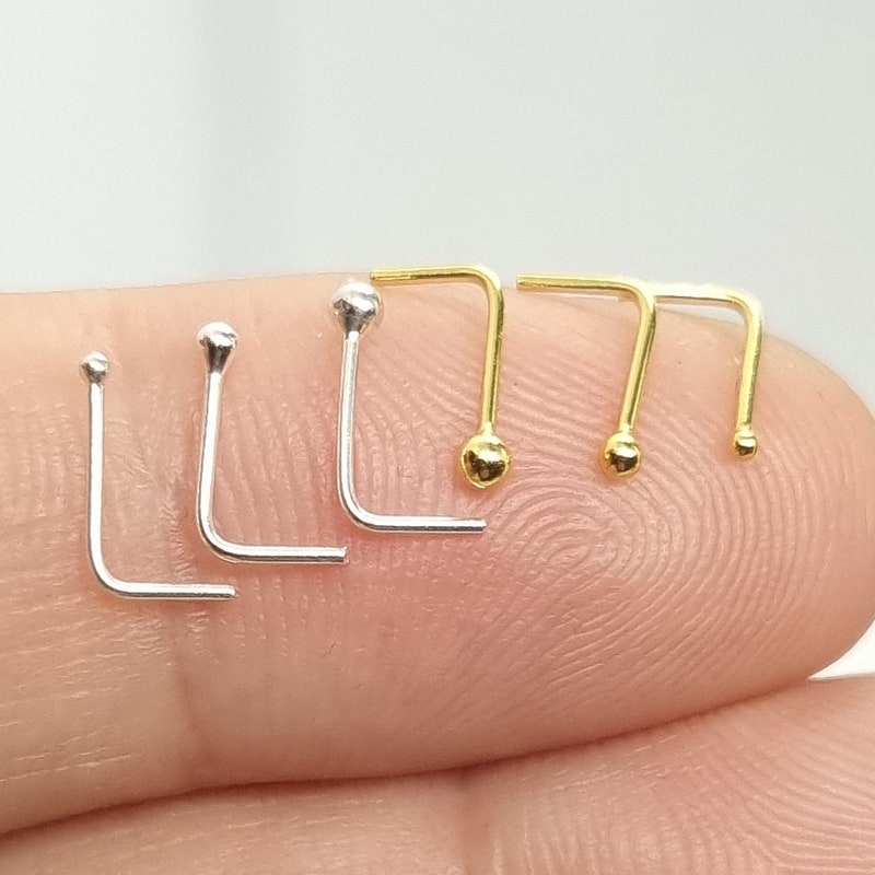 1mm Gold Piercing - Etsy UK