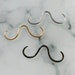 Mustache Septum Moustache Nose Ring Surgical Steel Septum Bar Nose Ring ...