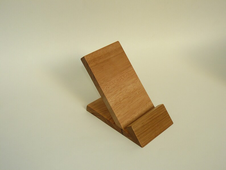 Mobile Stand of Exotic Wood From Pallets, Phone Stand - Etsy
