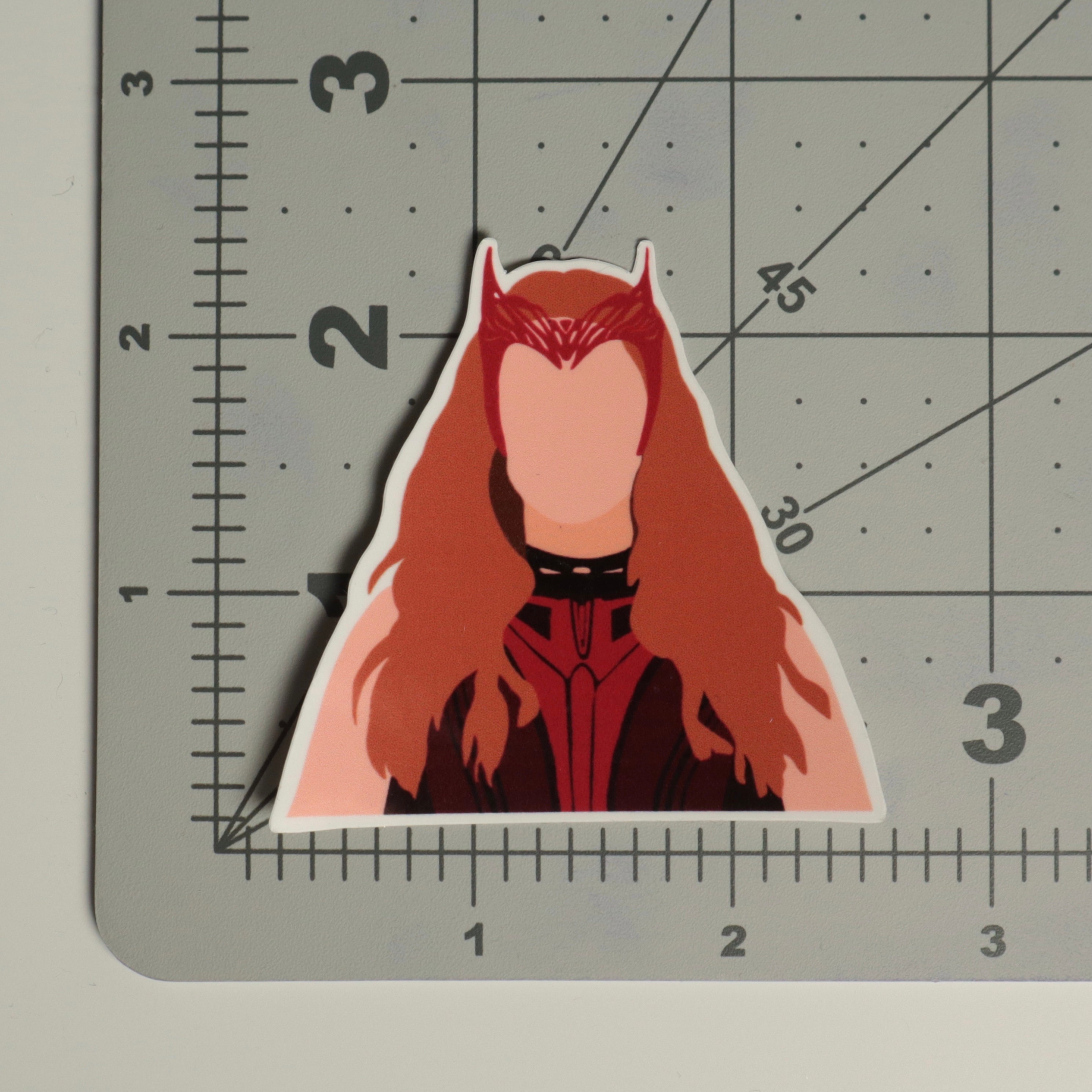 Scarlett Witch Sticker, Wandavision Sticker, Marvel Sticker, Heroine ...