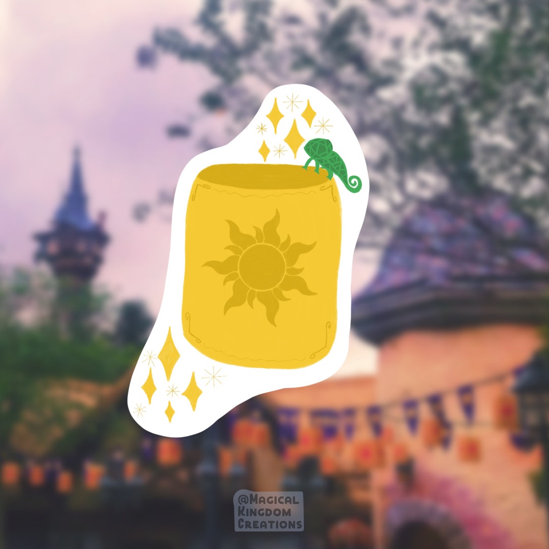 Tangled Lantern Pascal Sticker, Waterproof Sticker, Disney Sticker ...