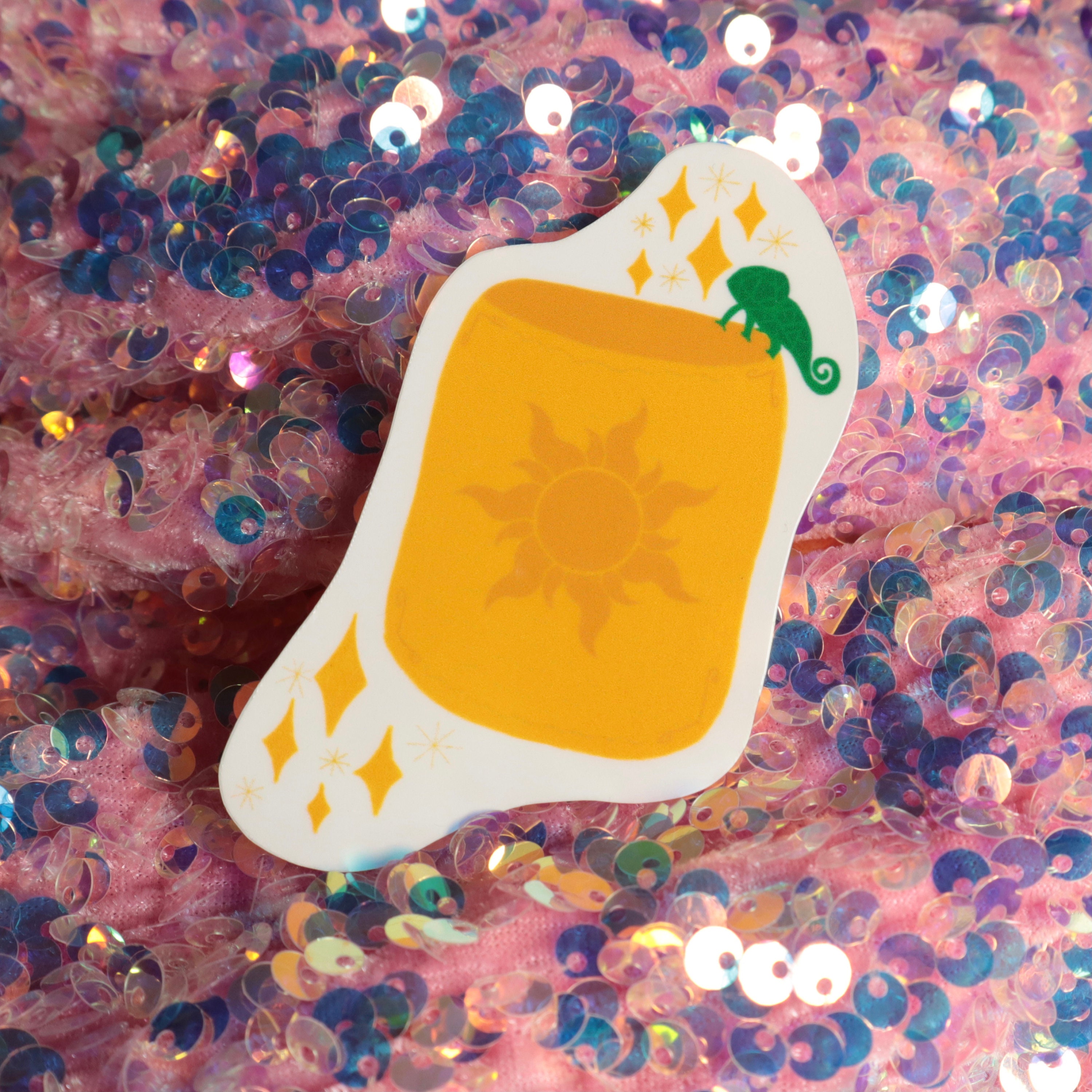 Tangled Lantern Pascal Sticker, Waterproof Sticker, Disney Sticker ...