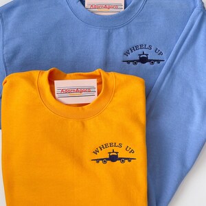 Criminal Minds Wheels up Machine Embroidered Sweatshirt - Etsy