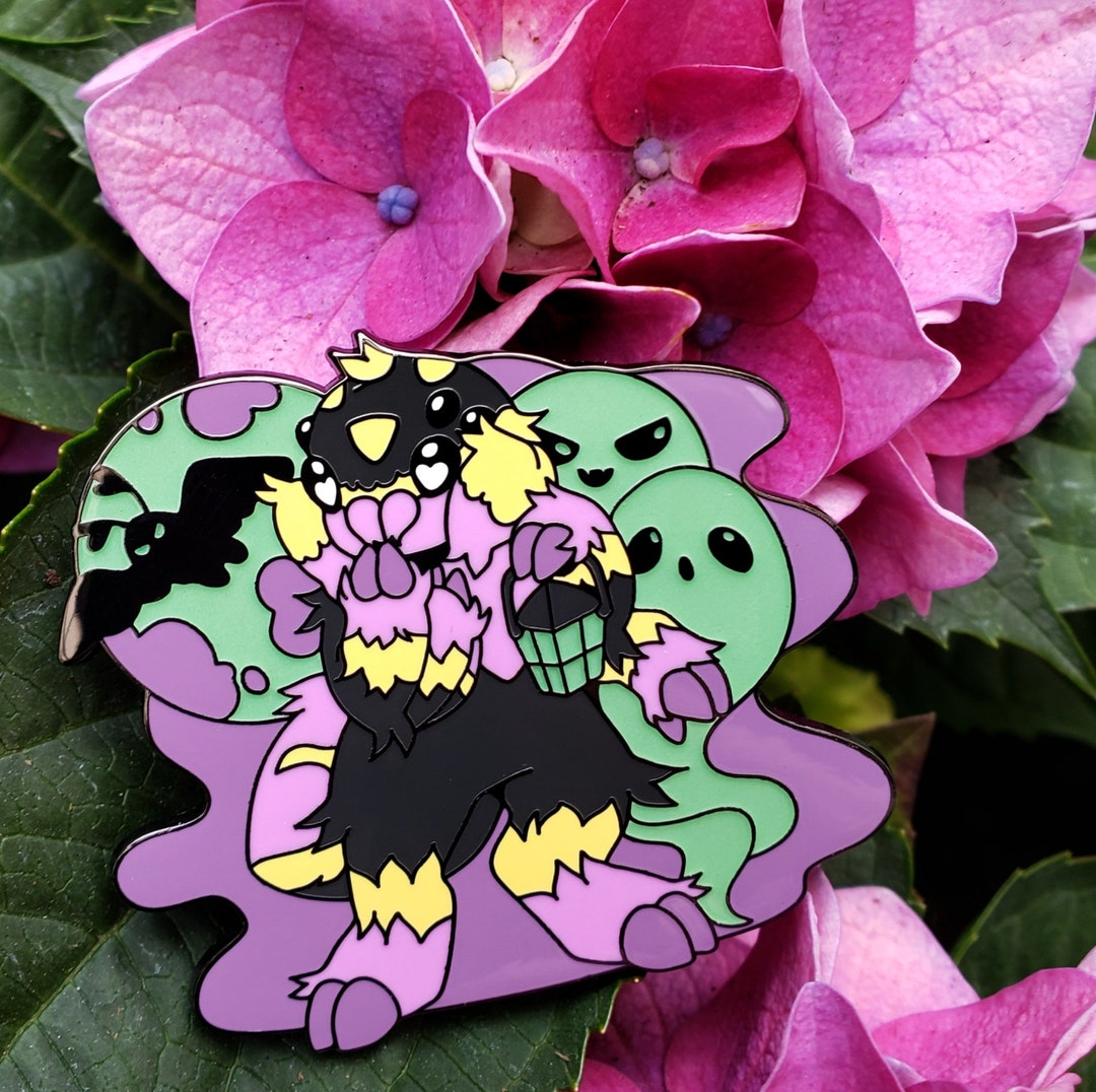 Enamel Pin - Cryptid Hunting Wick - Pinamals #23 - Etsy