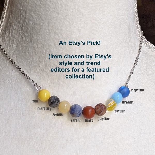 Solar System Jewelry - Etsy