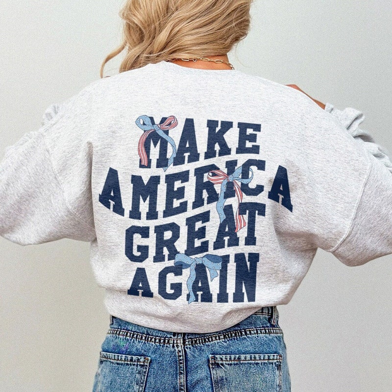 Trump Sweatshirt Preppy - Etsy