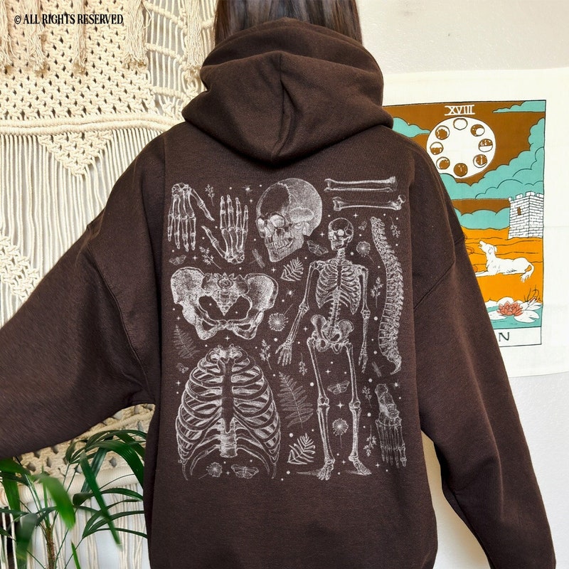 Skeleton Hoodie - Etsy