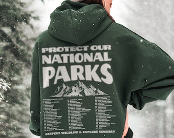 U.S. National Parks Crewneck Granola Girl Camping Clothes Park Ranger ...