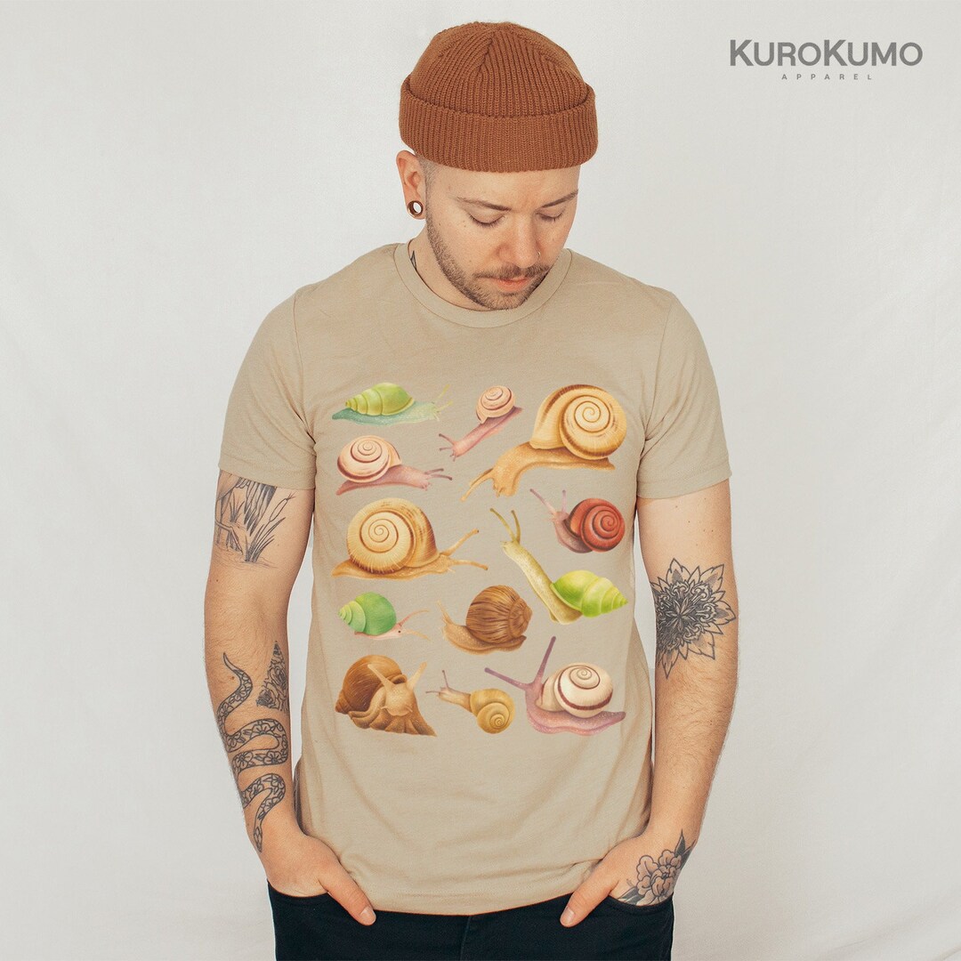 Land Snail Cottagecore Shirt Snail Lover Gift Cute Snails Gardening ...