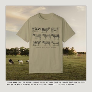 Support Your Local Farmer Cow T Shirt Vintage Farm Animals Shirt Cattle ...