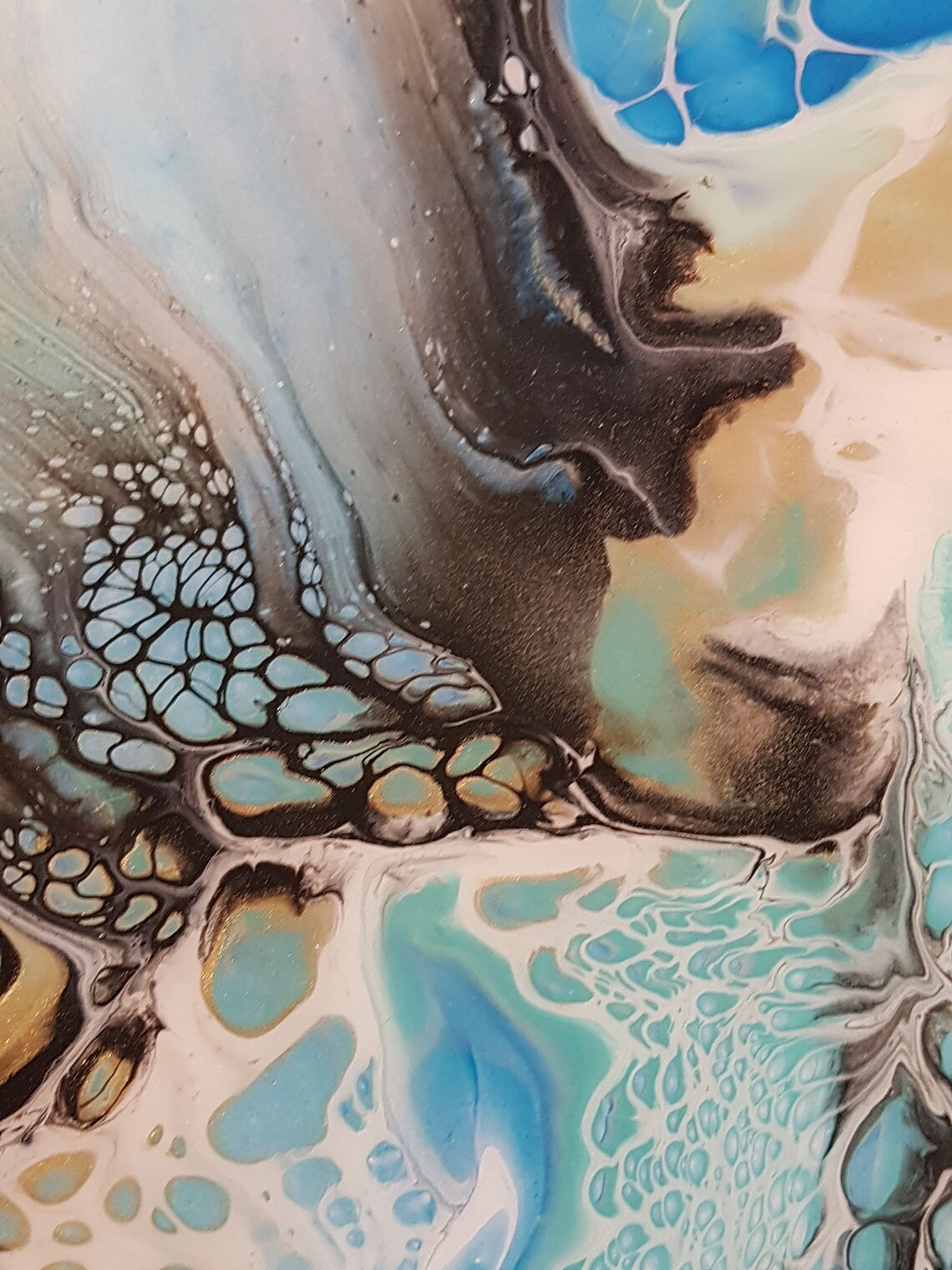 SOLD - TUBE WAVE - Original Fluid Art - Etsy Australia