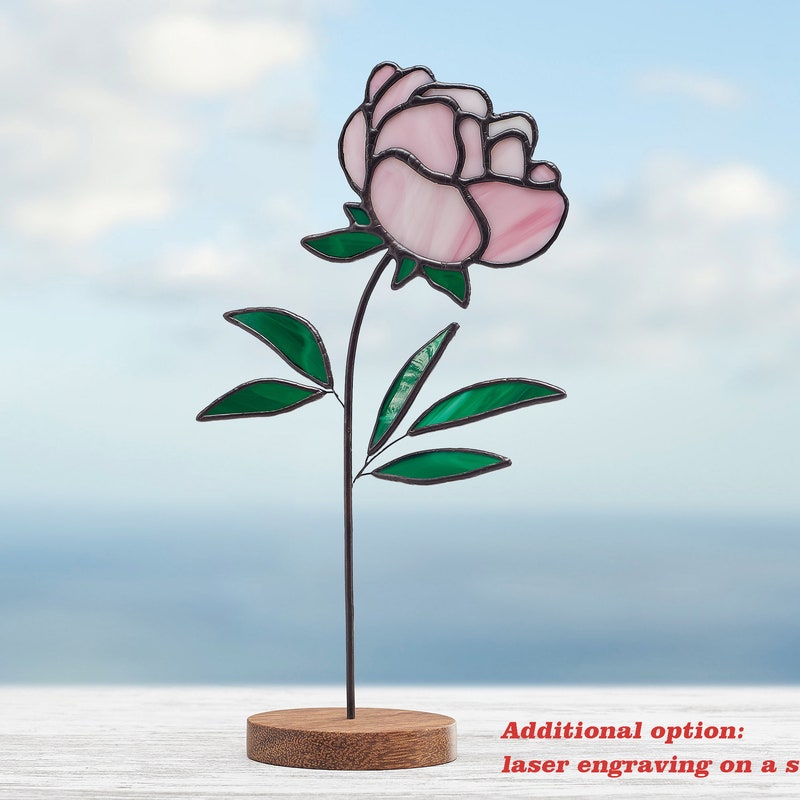 Peony Stained Glass - Etsy