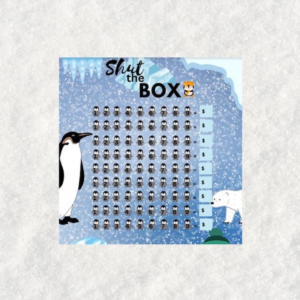 Shut the Box - Etsy Canada