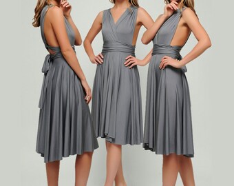 Gray Infinity Dress | Etsy