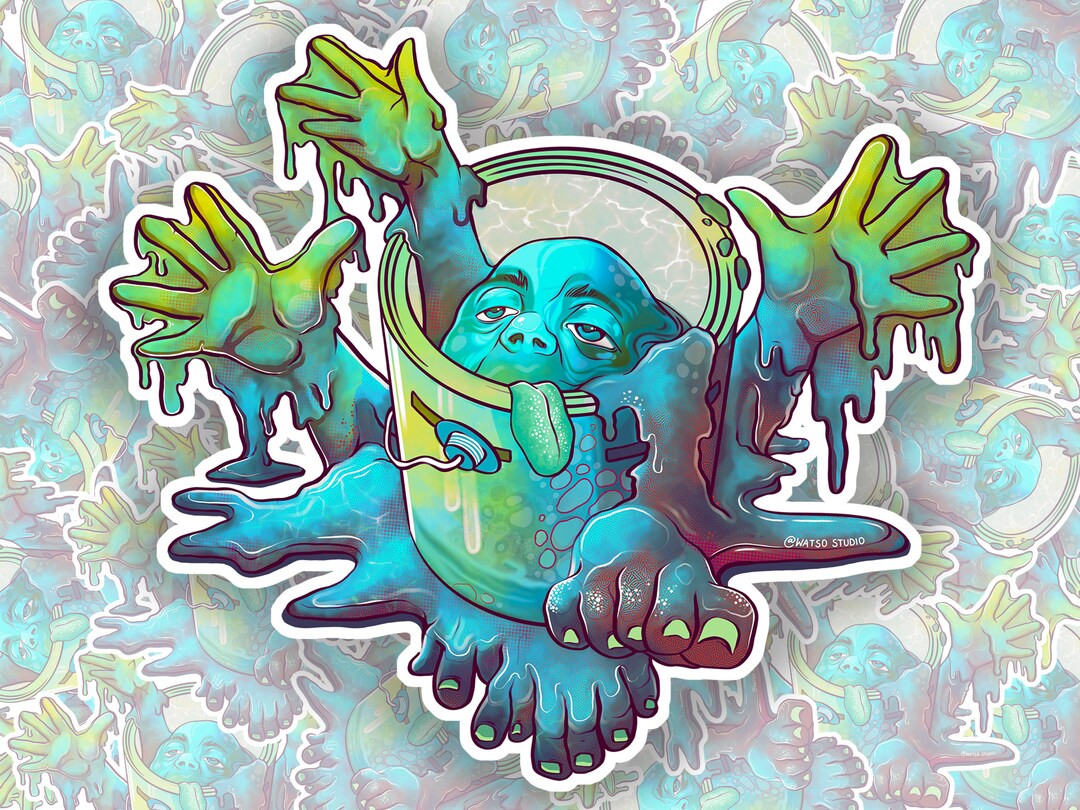 Paint Person Sticker | Laptop Sticker | Water Bottle Hydroflask Sticker ...
