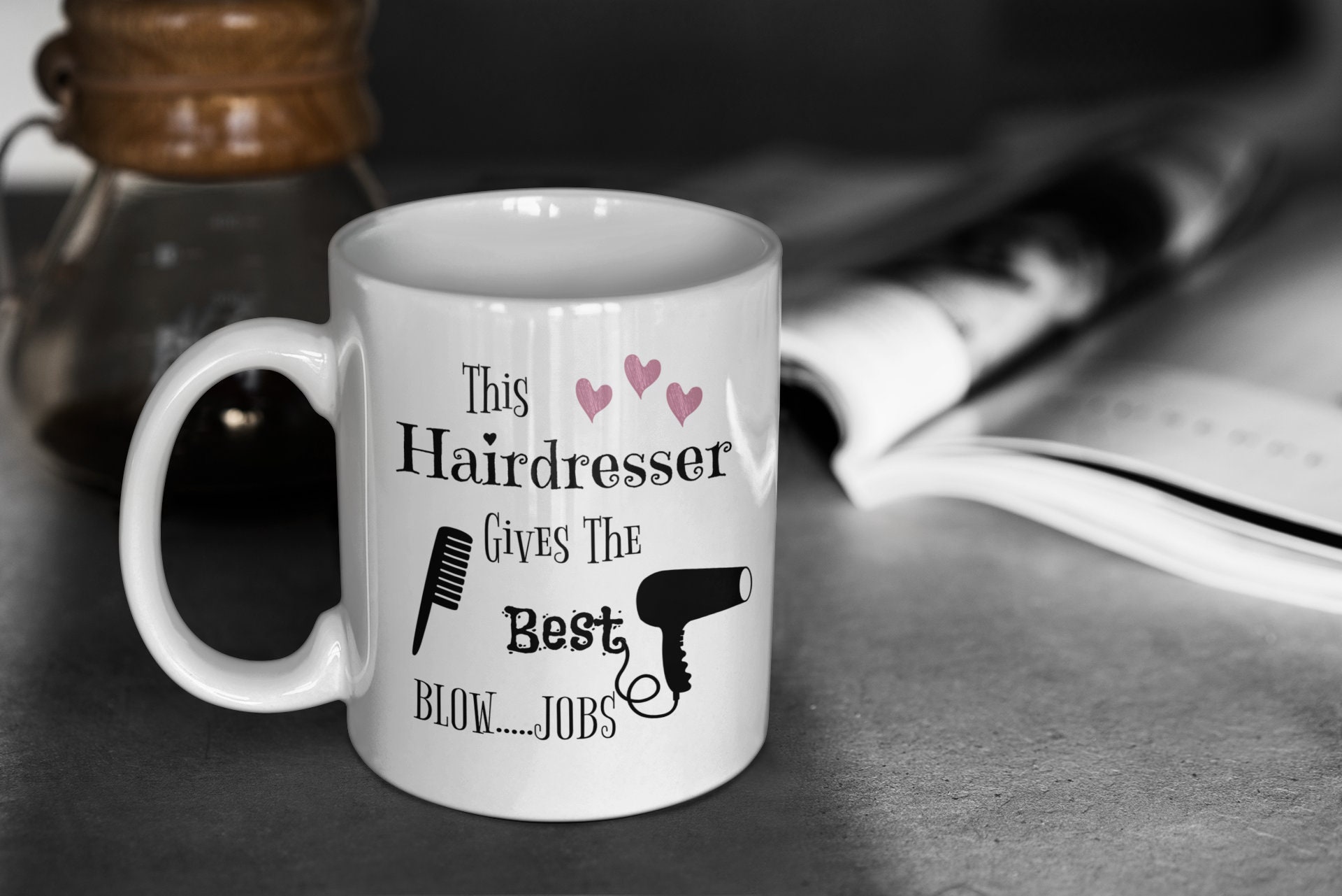 Funny Hairdresser Mug, Hairdresser Gift, Hairdresser Birthday Gift ...