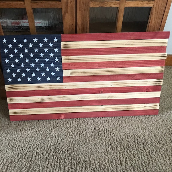 Wooden Flag - Etsy