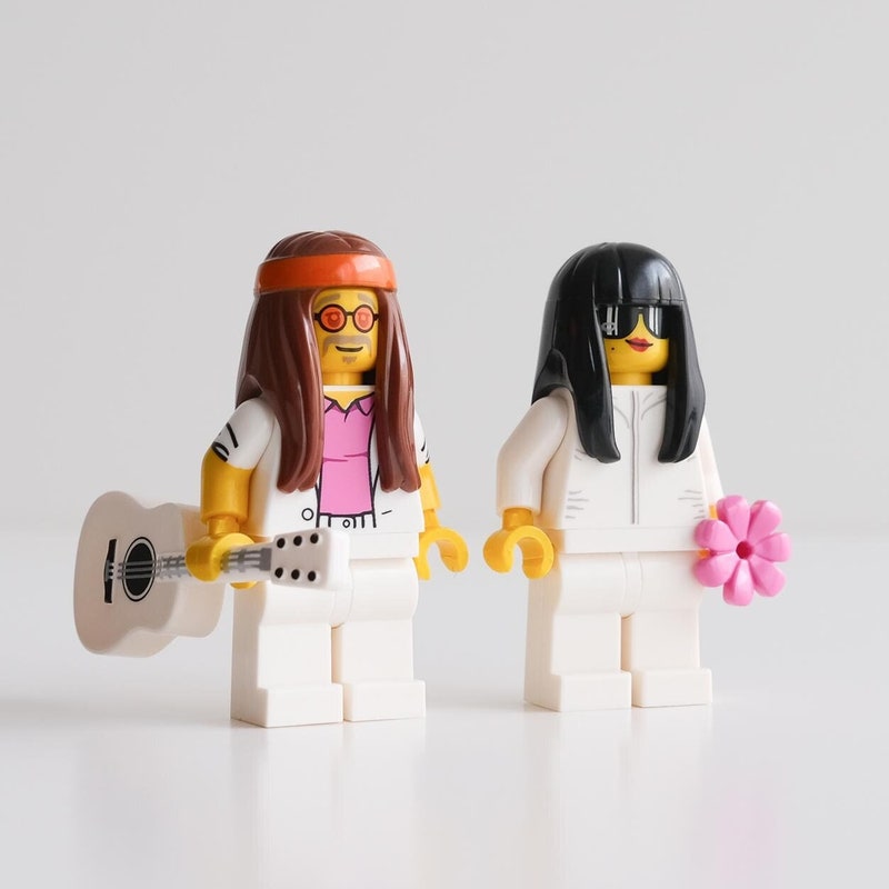 Custom Legos Minifigure Hair - Etsy