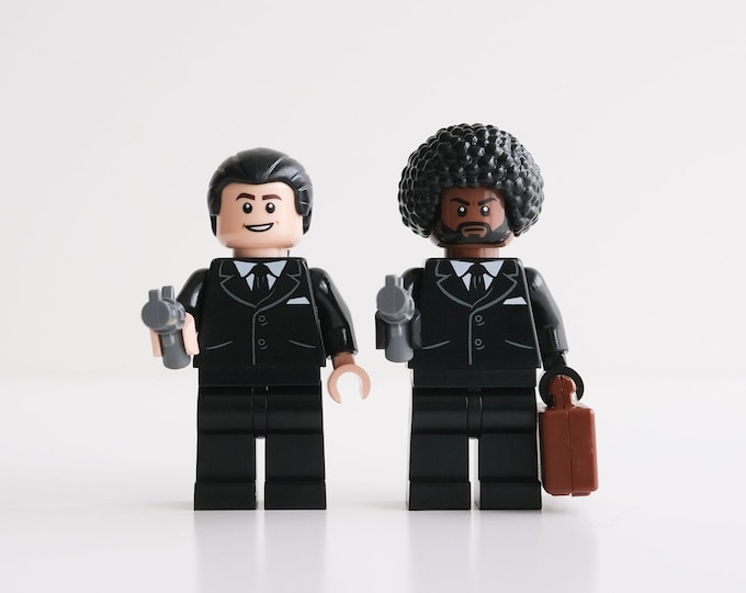 Pulp Fiction Vincent and Jules - Set of Two Custom Assembly Minifigures ...