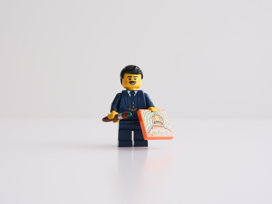 Edvard Munch and the Scream - Custom Assembly Minifigure From Genuine ...