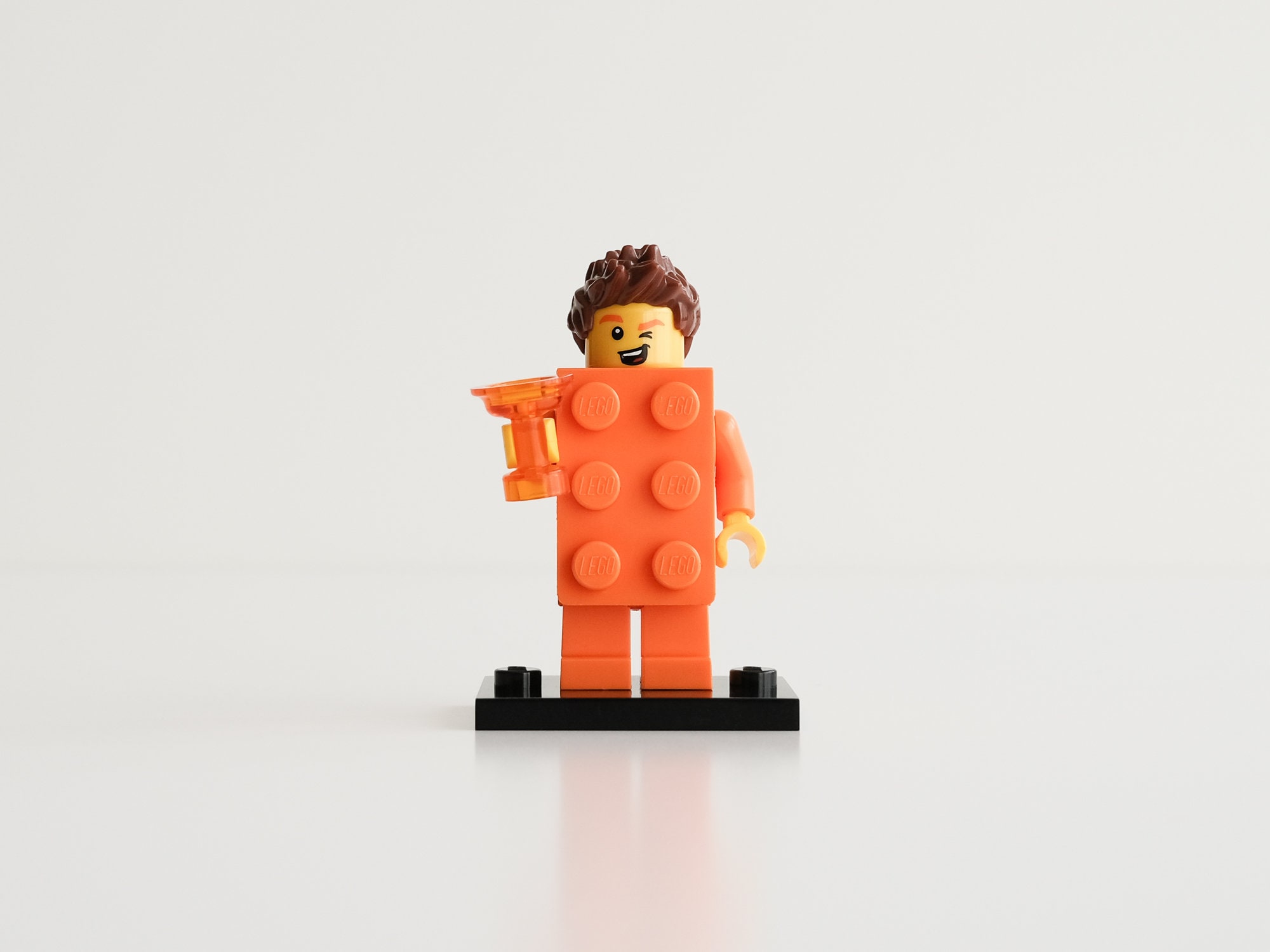 The Campari Guy in Brick Costume Custom Assembly Minifigure From ...