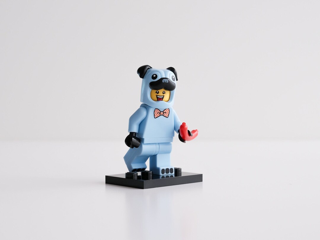Boy in Pug Costume Custom Assembly Minifigure From Genuine LEGO® Parts ...