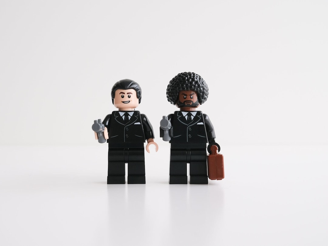 Pulp Fiction Vincent and Jules Set of Two Custom Assembly Minifigures ...