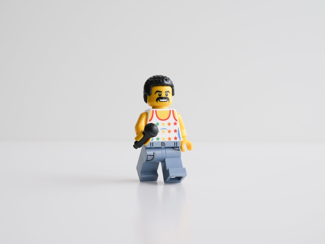 Freddie Mercury - Custom Assembly Minifigure From Genuine LEGO® Parts ...