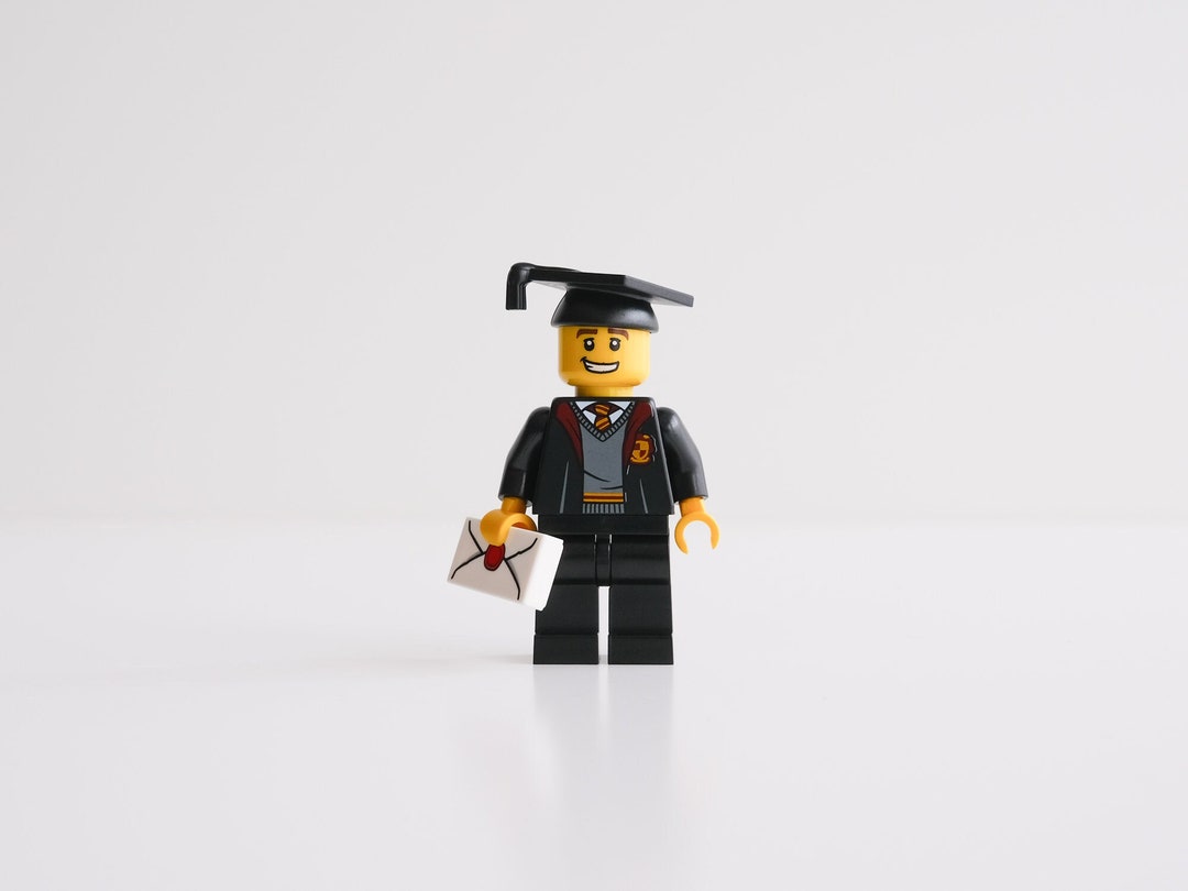 The Graduate Custom Assembly Minifigure From Genuine LEGO® - Etsy