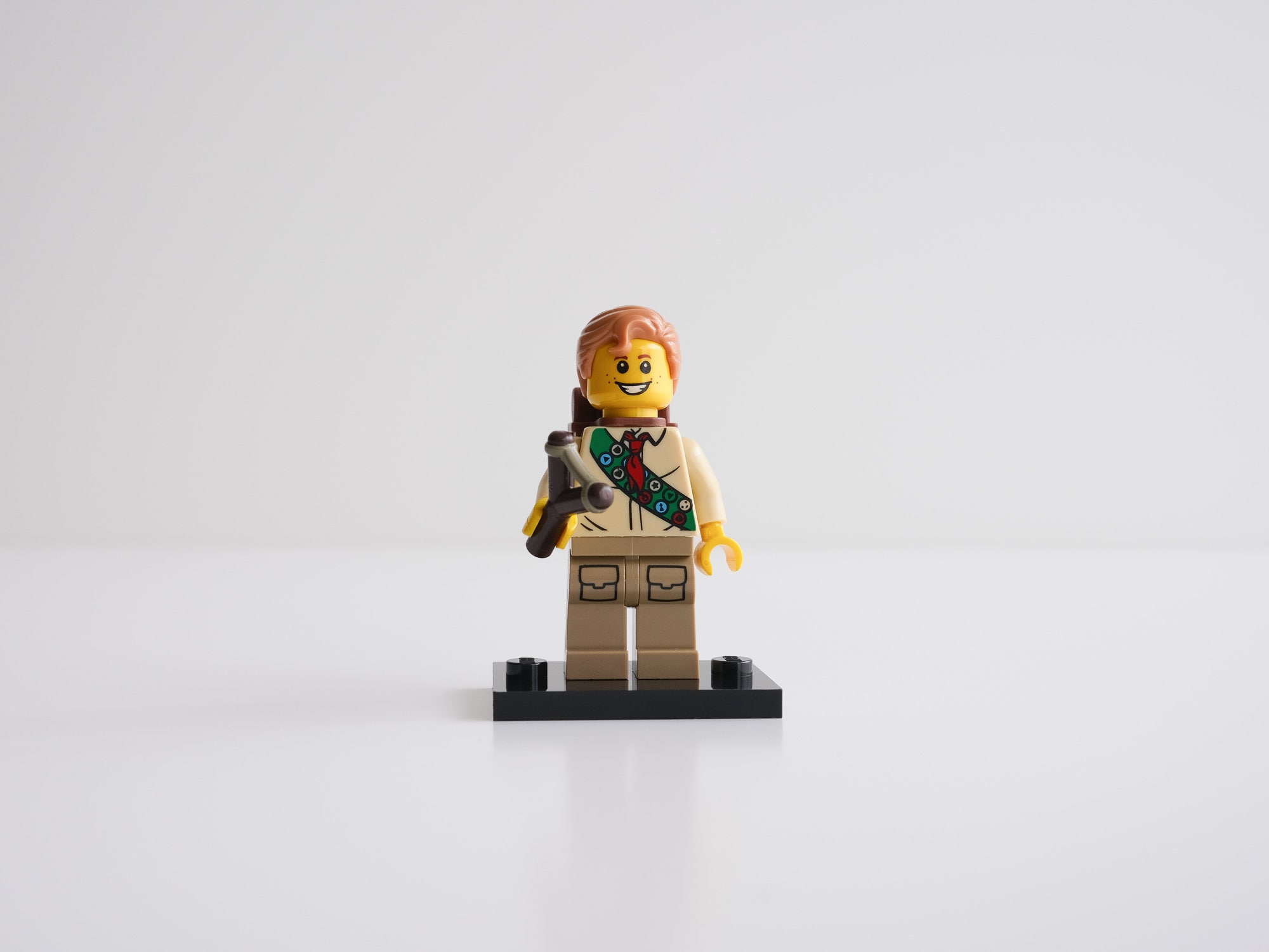 Boy Scout With Slingshot - Custom Assembly Minifigure From Genuine LEGO ...