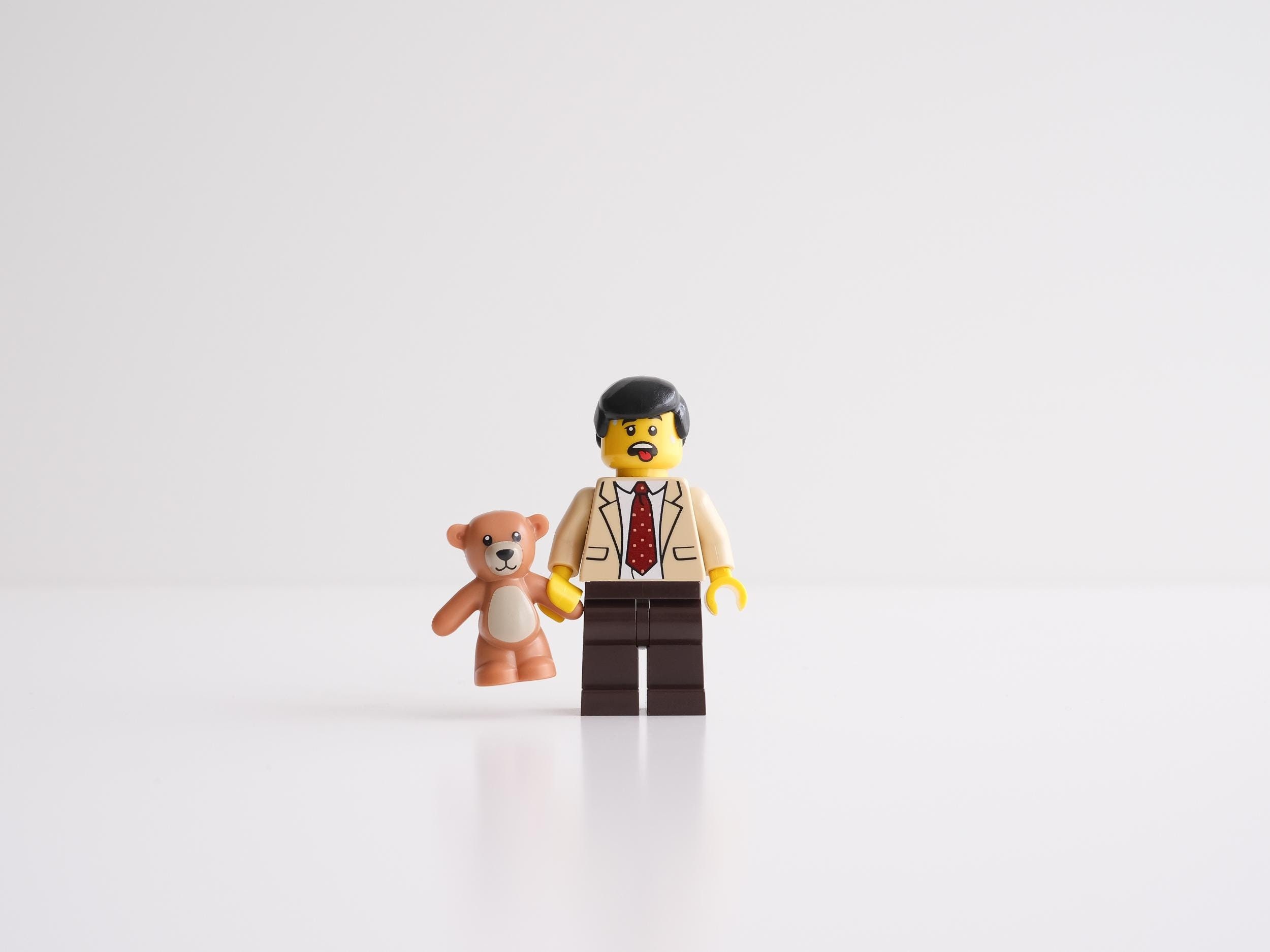 Mr. Bean With Teddy - the Lovable Oddball - Custom Assembly Minifigure ...