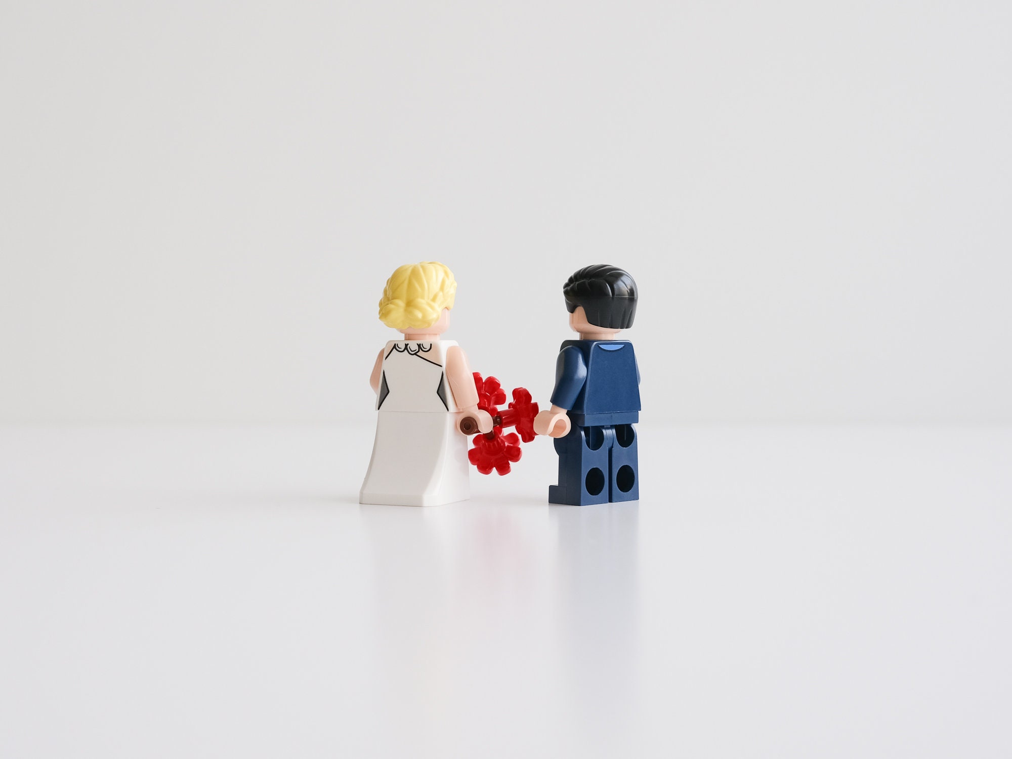 Bride and Groom, Wedding Day Custom Assembly Minifigure From Genuine ...