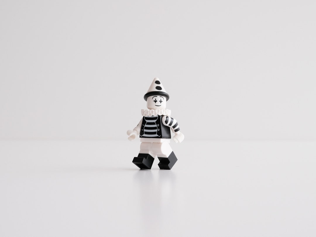 Paris Street Mime - Custom Assembly Minifigure From Genuine LEGO® Parts ...