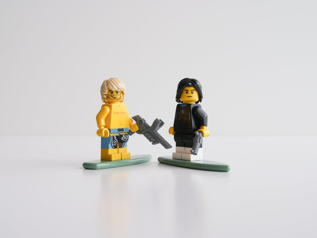 Point Break Keanu Reeves & Patrick Swayze - Set of 2 Minifigures From ...