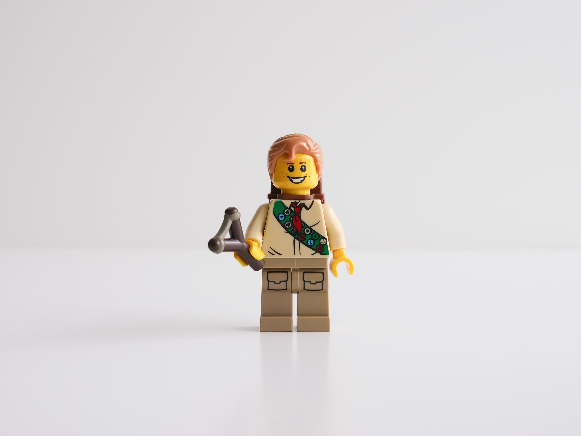 Boy Scout With Slingshot - Custom Assembly Minifigure From Genuine LEGO ...