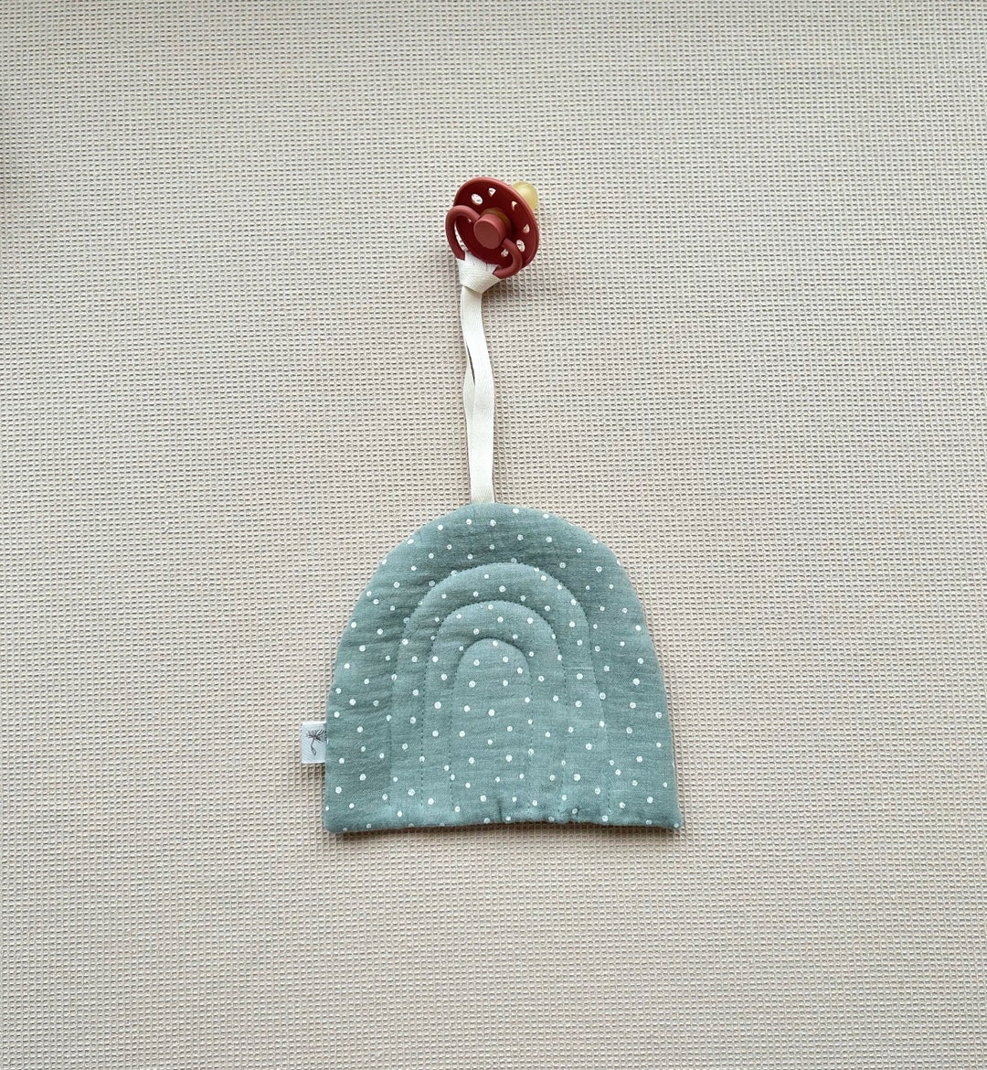Personalized Pacifier Holder Muslin Keeper for Paci Baby Room - Etsy